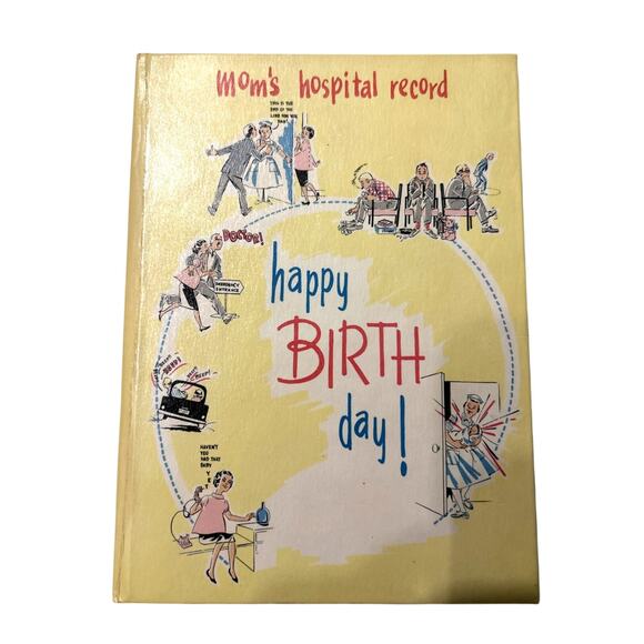 c.r. gibson | Accents | Vintage Moms 965 Hospital Record Happy Birth ...